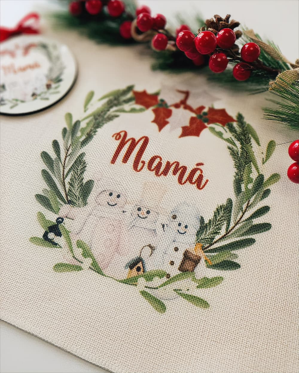 Manteles individuales para navidad 🎄- Lo de Ángela